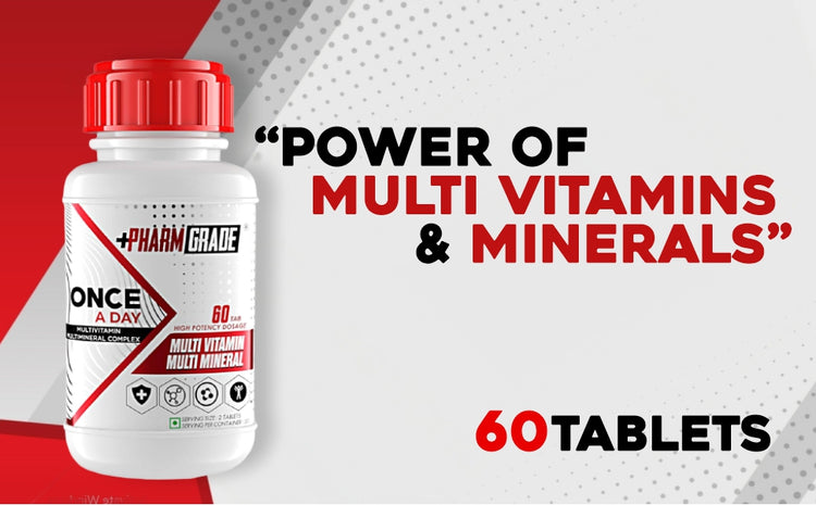 PharmGrade Multivitamin Once A Day - 60 Tabs – BigFlex Lifescience Pvt Ltd