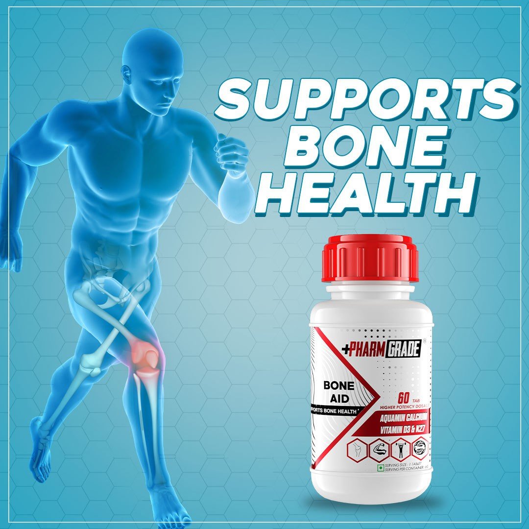 PharmGrade Calcium Bone Aid - 60 Tabs – BigFlex Lifescience Pvt Ltd